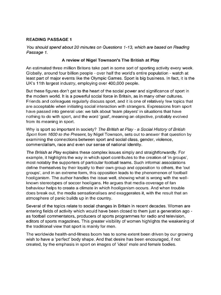 Ielts Prediction Reading Passage 1 | PDF