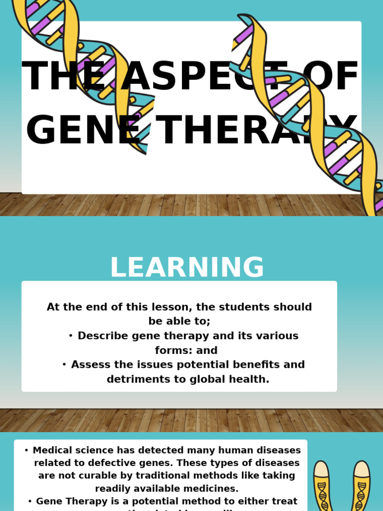 Genetics Science Presentation in Blue Yellow Flat Graphic Style | PDF ...