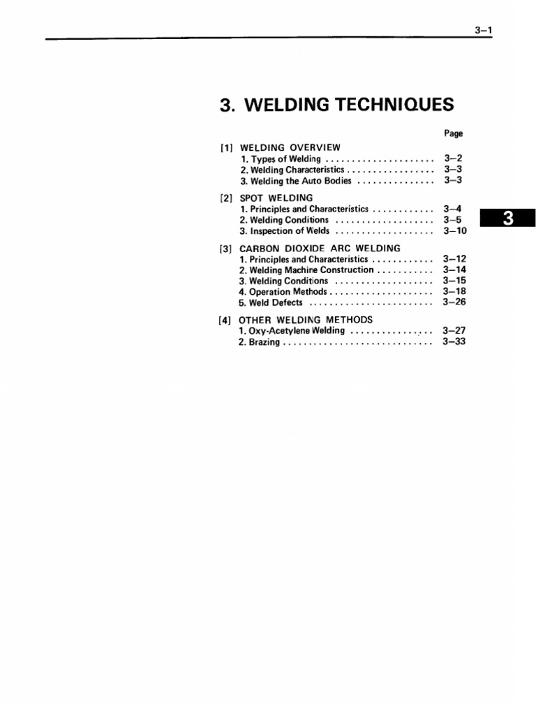 CH 3 Welding Techniques | PDF