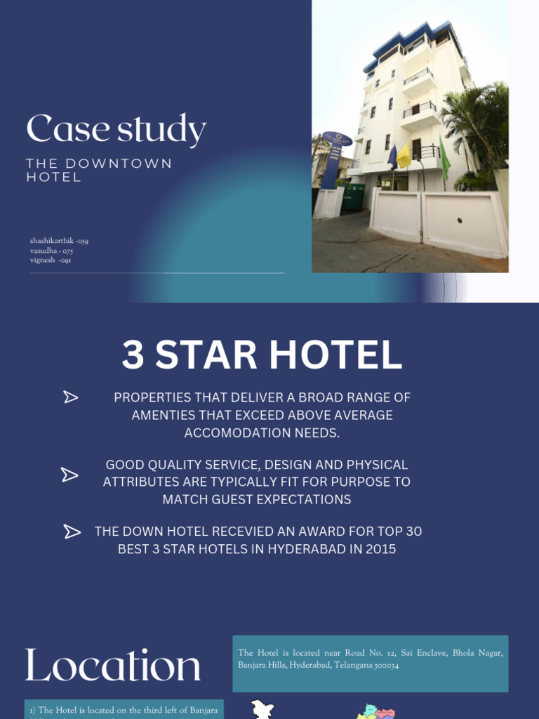 Downtown Hotel Case Study Overview | PDF | Hotel