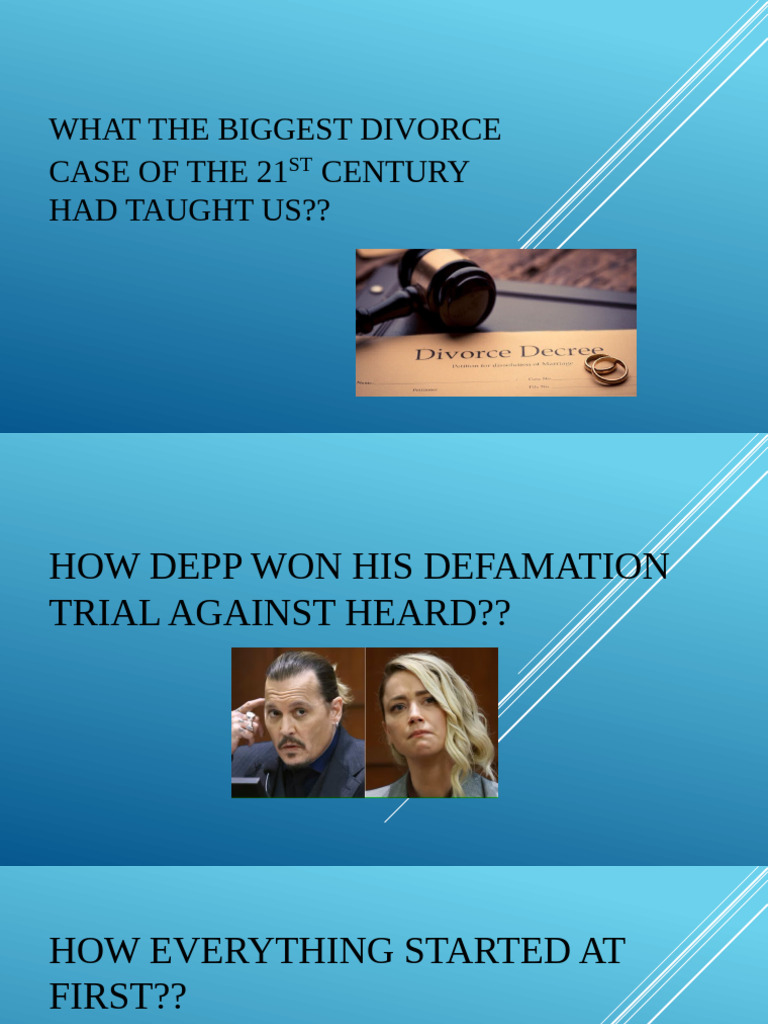 What The Biggest Divorce Case of The 21st | PDF