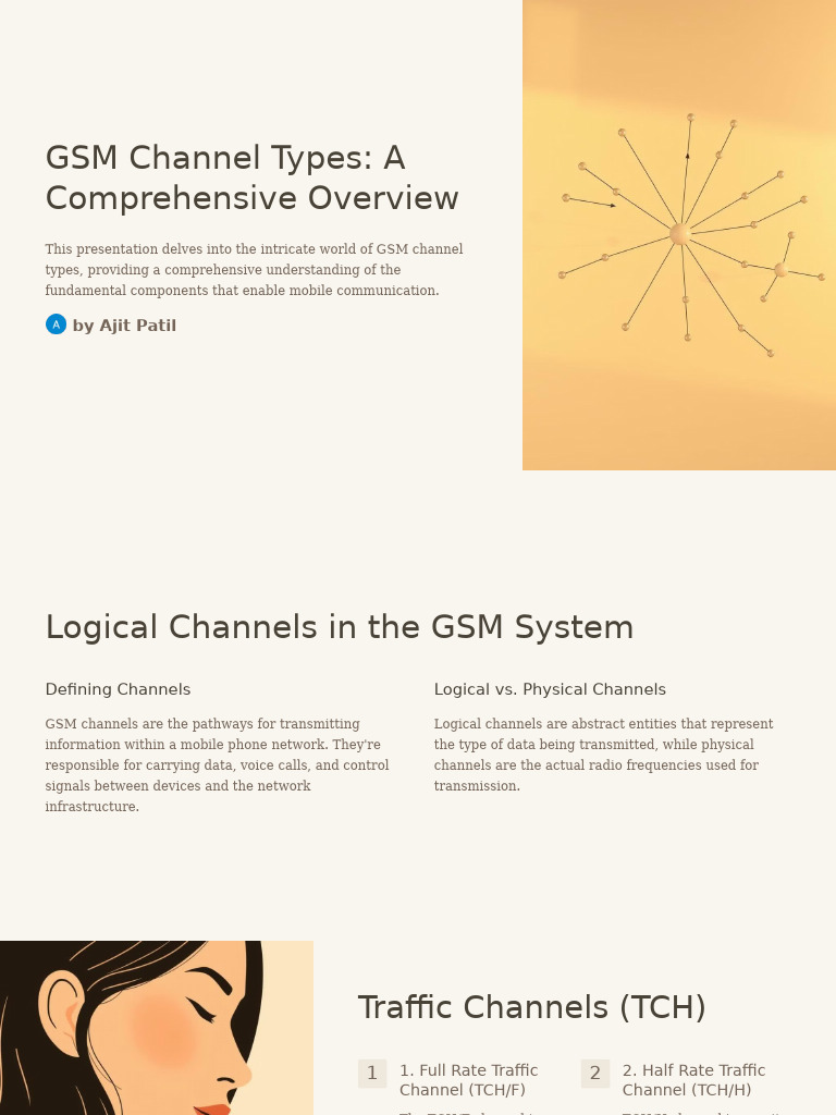 GSM Channel Types A Comprehensive Overview | PDF | Computer Engineering | Computer Science
