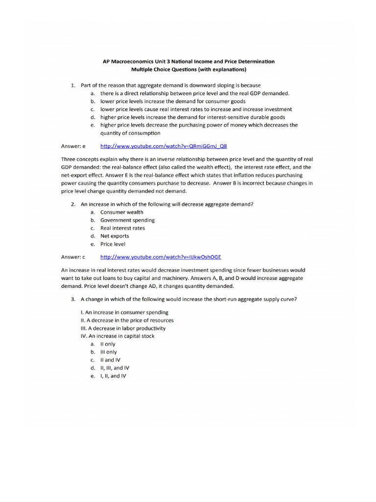 Macro - Unit 3 ACDC MCQ Additional | PDF