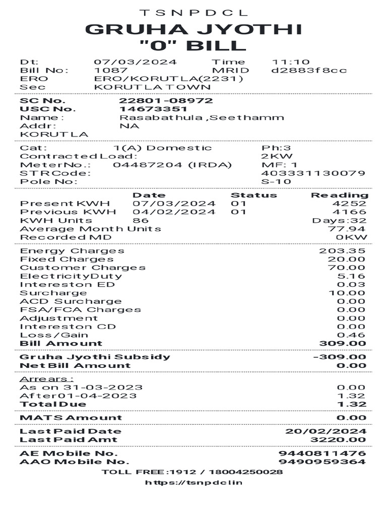 Bill | PDF