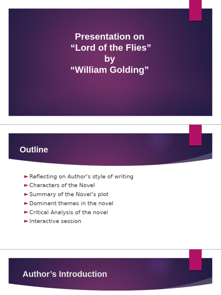 "Lord of the Flies" Analysis Guide | PDF