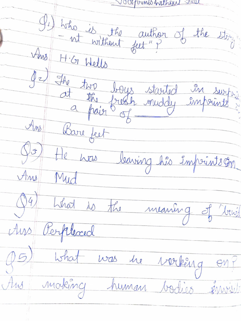 Footprint Without Feet | PDF