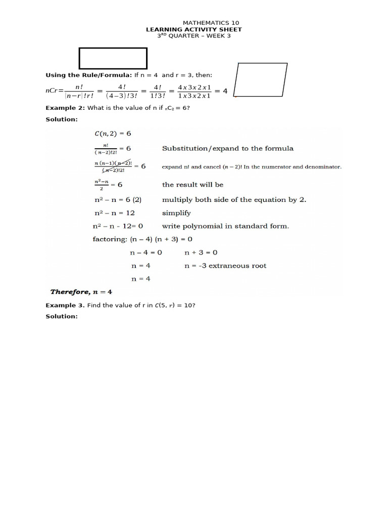 Math 10 Las Week 3 Pdf