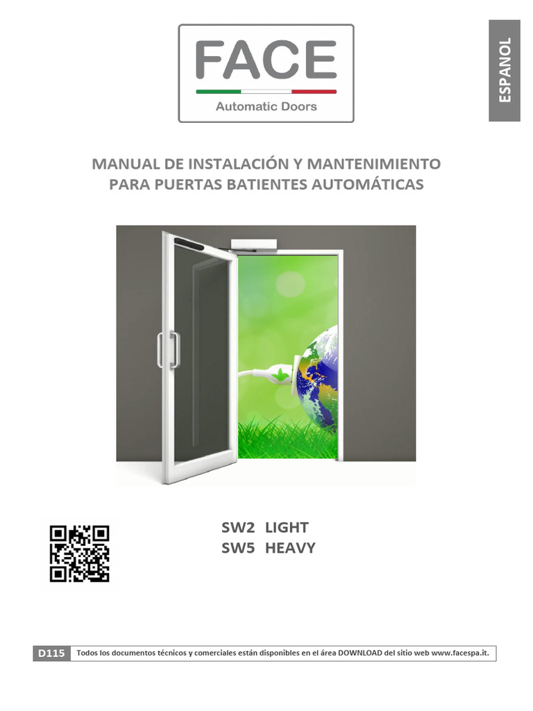 Manual FACE SW2 | PDF | Tornillo | Corriente continua