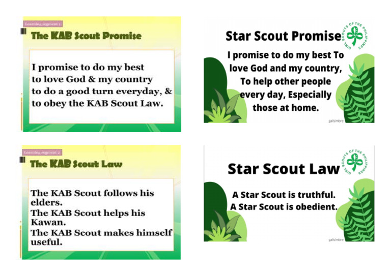 Kab - Star Scout Promise and Law | PDF
