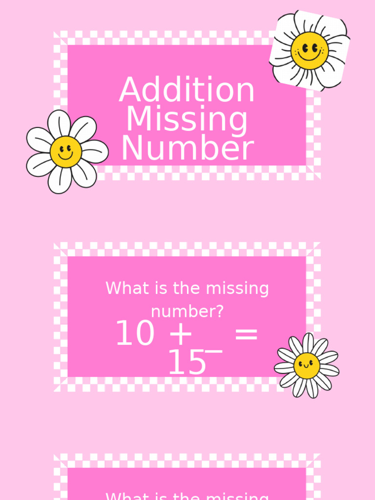 Grade 1 2 Missing Addition | PDF