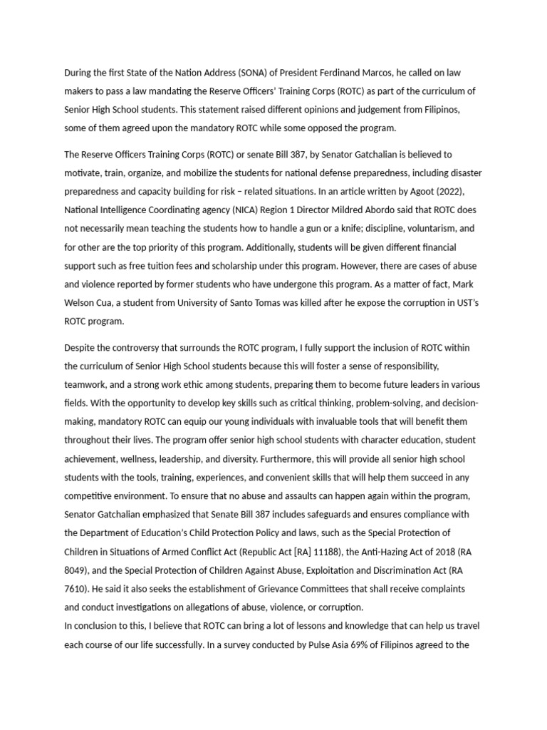 Reaction Paper | PDF