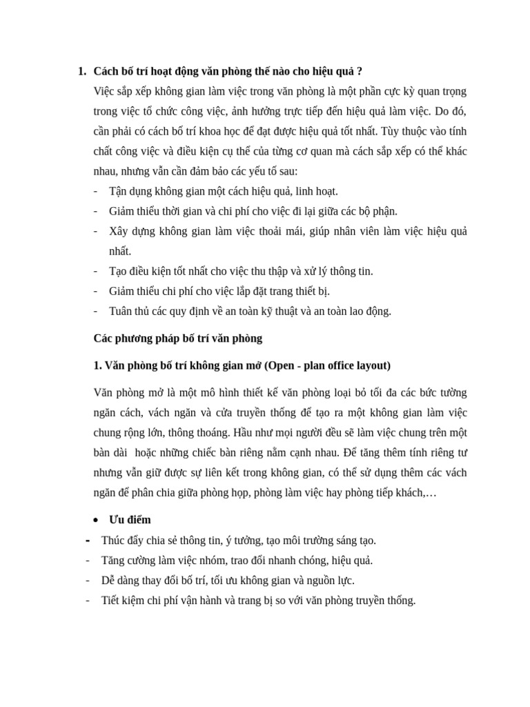 QUẢN TRỊ HCVP | PDF