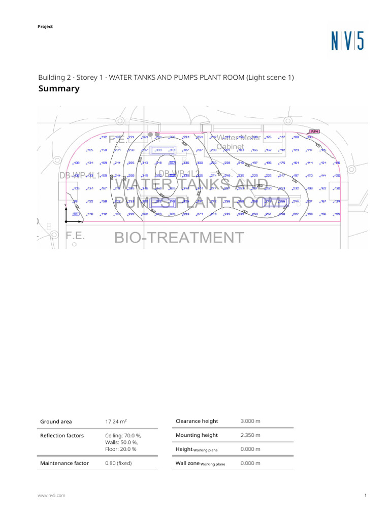 WATER TANKS AND PUMPS PLANT ROOM - Summary - Report | PDF | Radiation ...