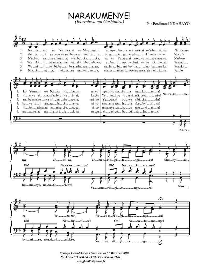 NARAKUMENYE! by Ferdinand NDAHAYO | PDF
