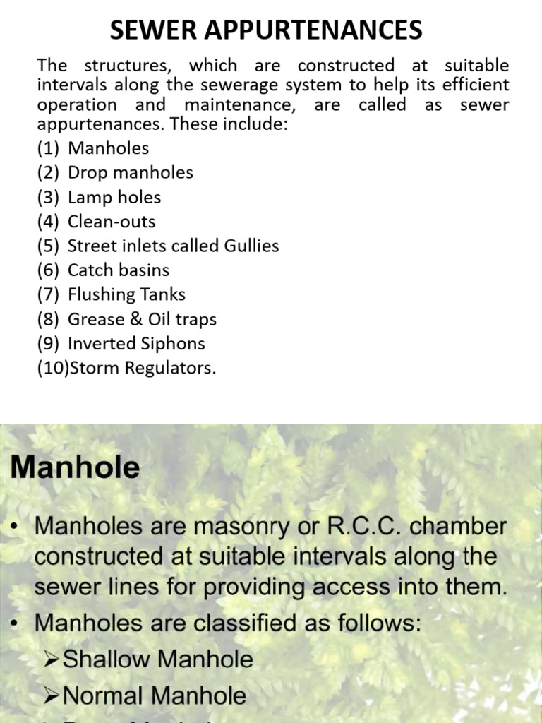 Sewer Appert | PDF | Sanitary Sewer | Storm Drain