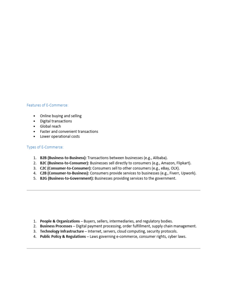 Introduction To Electronic Commerce | PDF | World Wide Web | Internet & Web