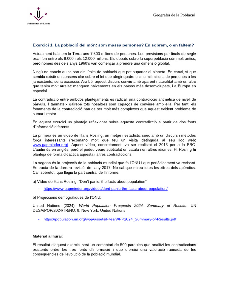 Exercici 1 | PDF