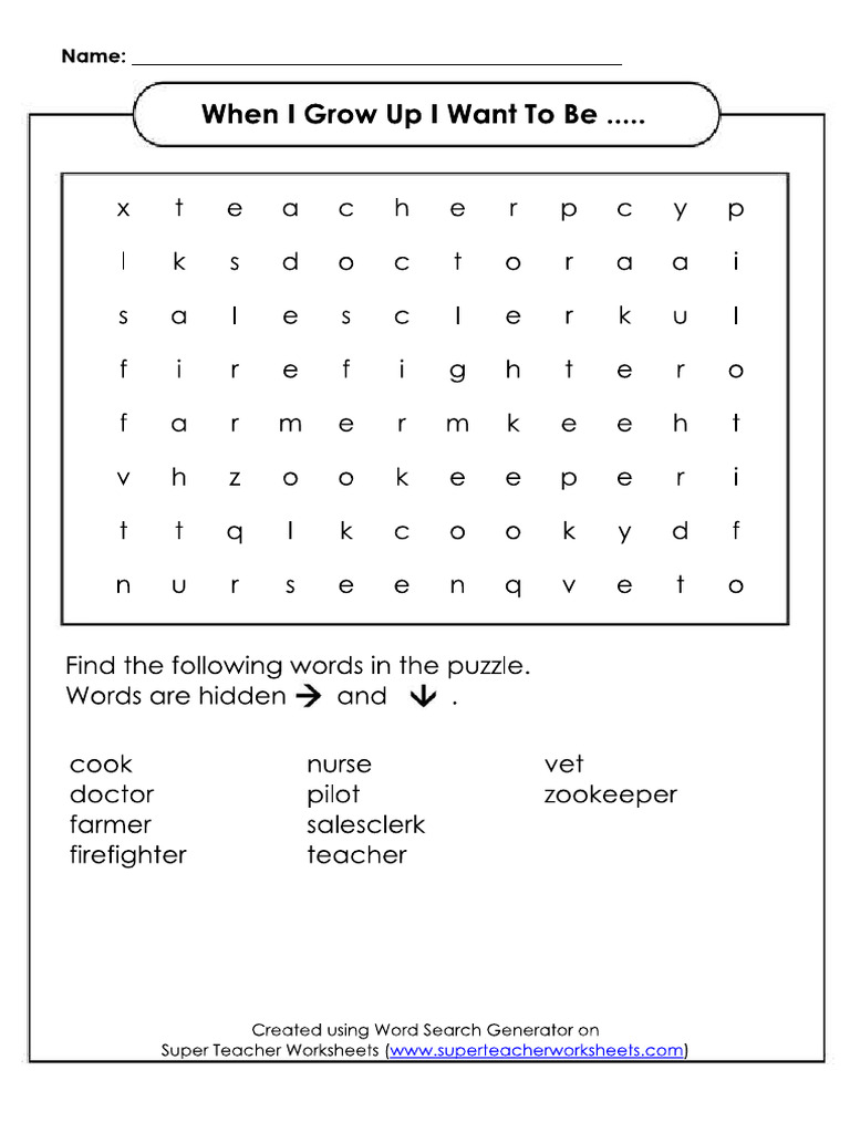Word Search | PDF