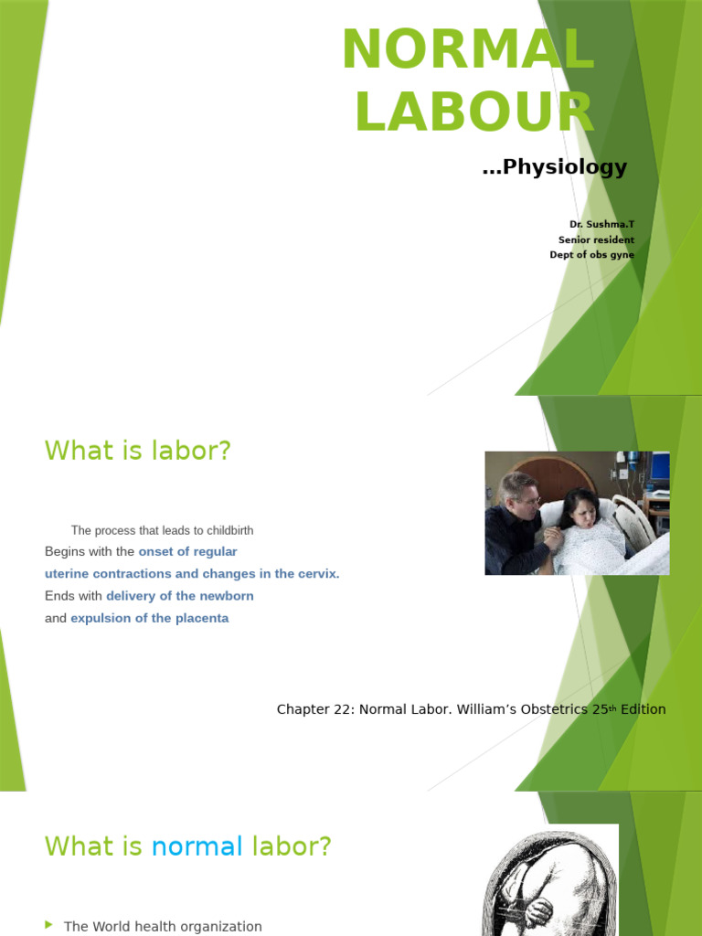 Normal Labor Physiology | PDF | Childbirth | Uterus