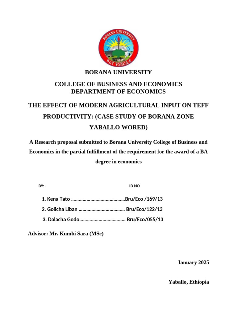 Kana- Golicha- Dalacha | PDF | Regression Analysis | Dependent And ...