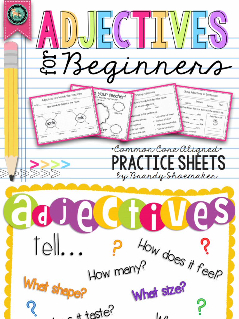 ADJECTIVES For Beginners | PDF