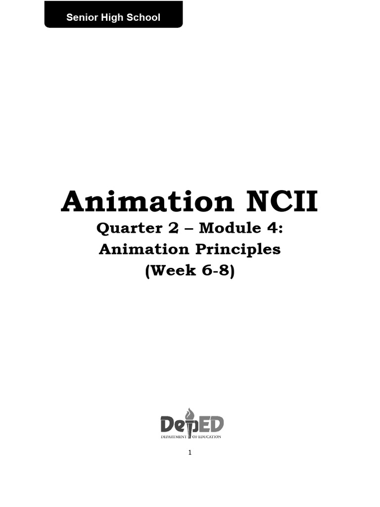 TVL_ICT_ANIMATION-NCII_Q2_MODULE-4_WEEK-6-8.Passed | PDF