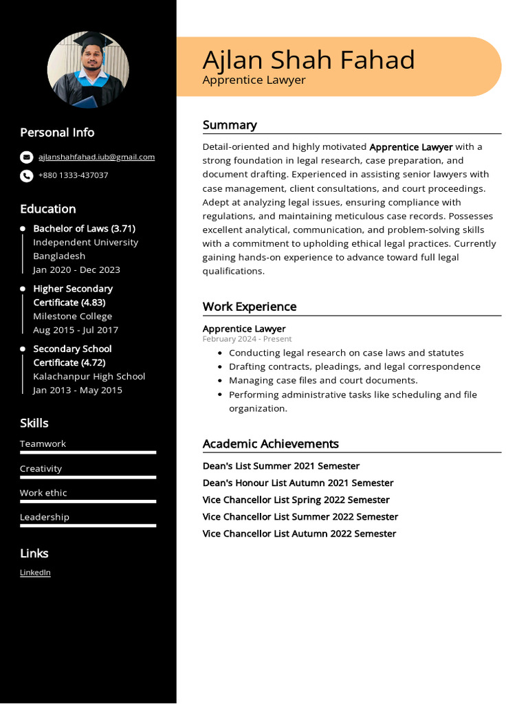 CV - Ajlan Shah Fahad | PDF