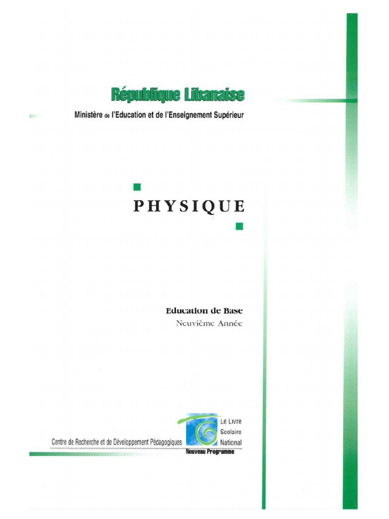 Physique Livre EB09 | PDF