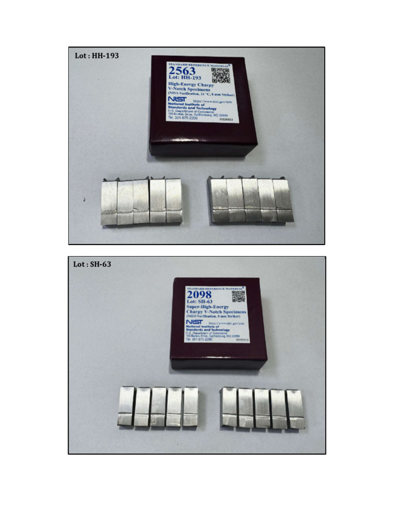 NIST Tested Sample | PDF
