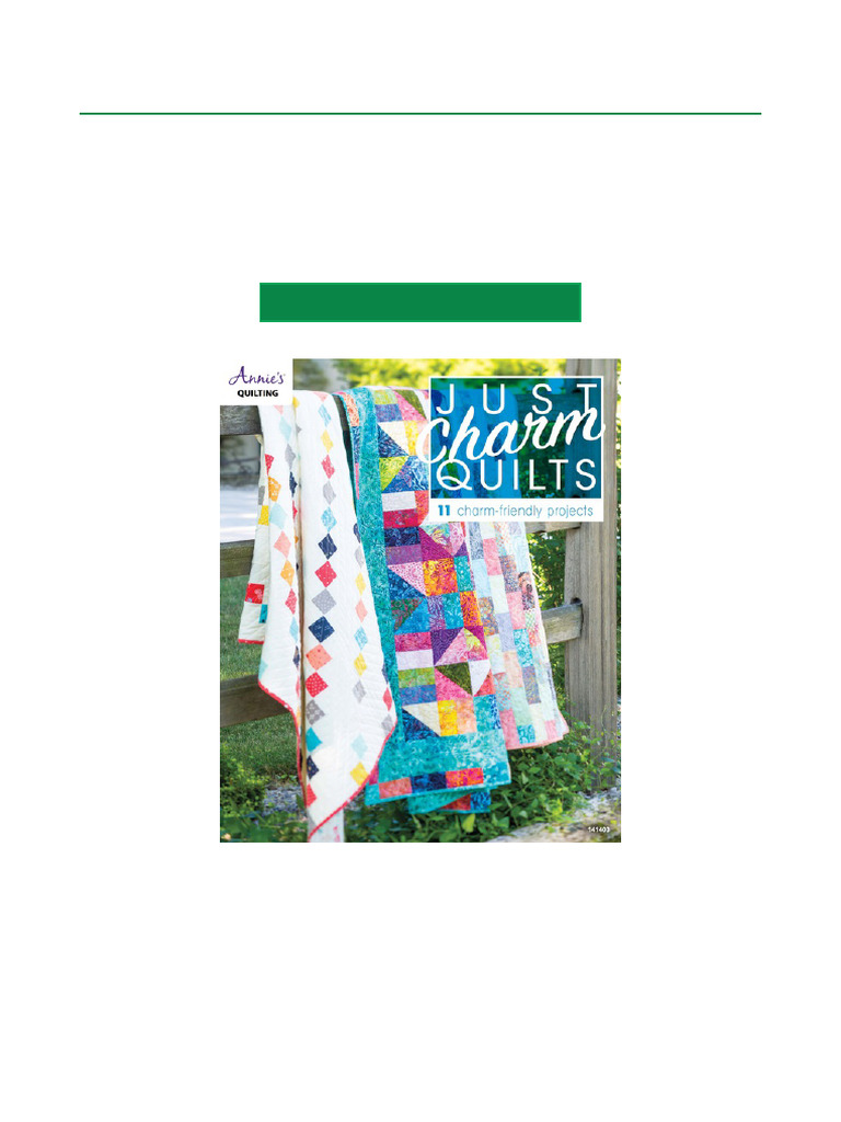 Best Investment Just Charm Quilts 1st Edition Annotated PDF Download ...