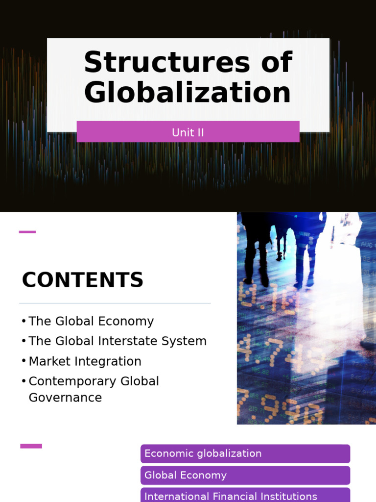 Unit II- Lesson 3 The Global Economy | PDF | World Systems Theory | Economies