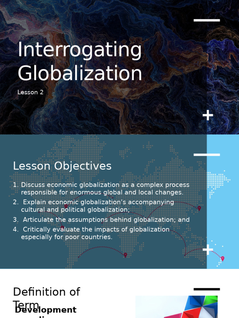 Lesson 2 Interrogating Globalization | PDF | Globalization | Business Process Outsourcing