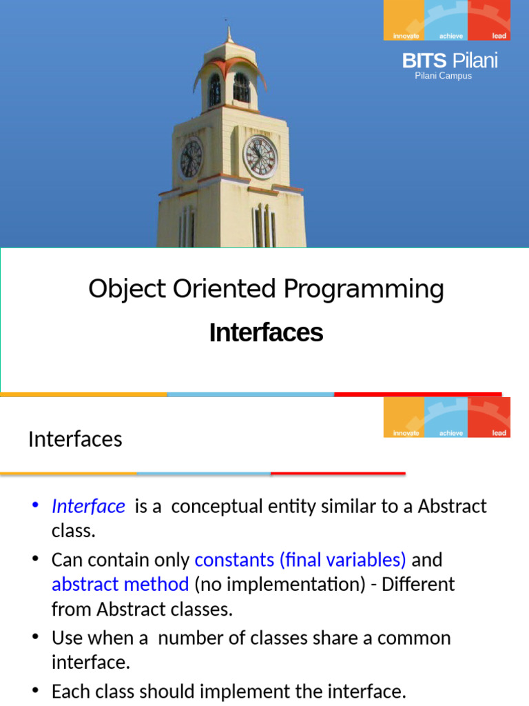 Understanding Java Interfaces in OOP | PDF | Class (Computer Programming) | Inheritance (Object ...