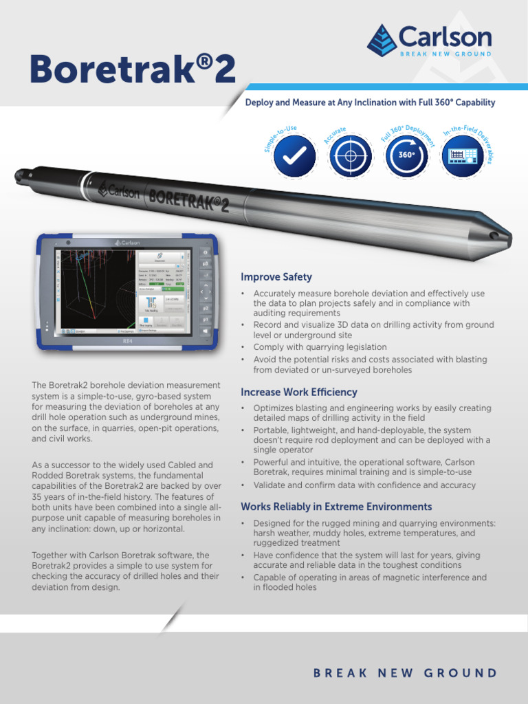 062 EN Carlson Boretrak2 | PDF | Gyroscope