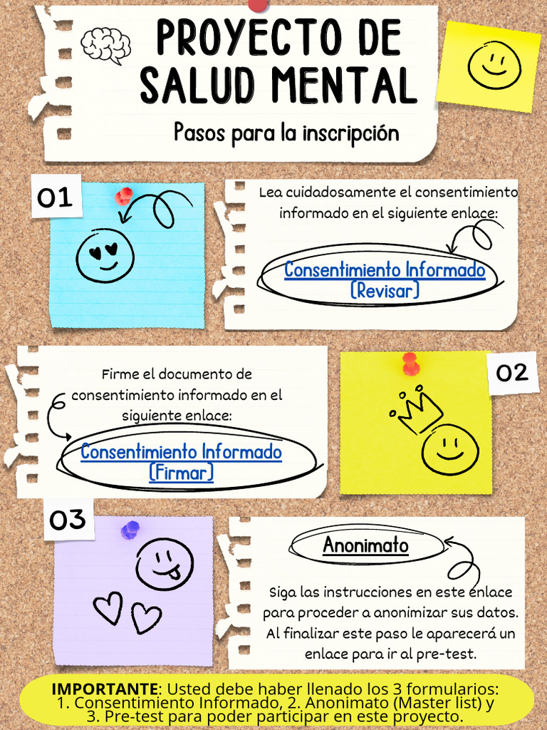 Inscripción en Proyecto de Salud Mental | PDF