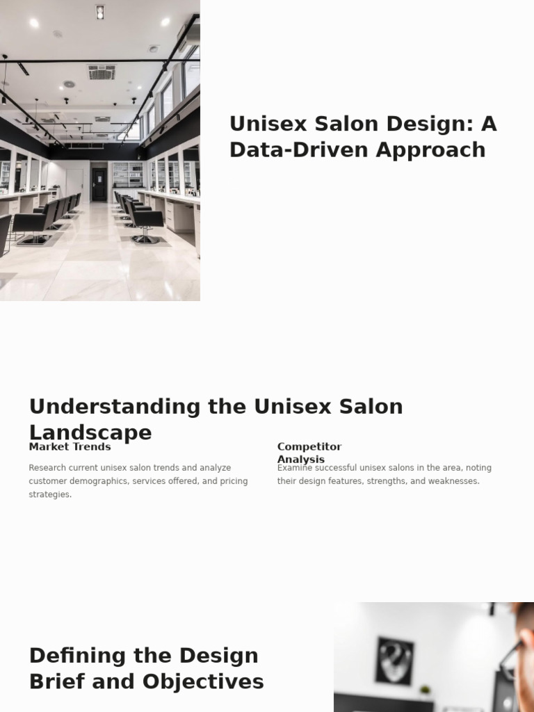 Unisex Salon Design A Data Driven Approach | PDF | Design | Efficient ...