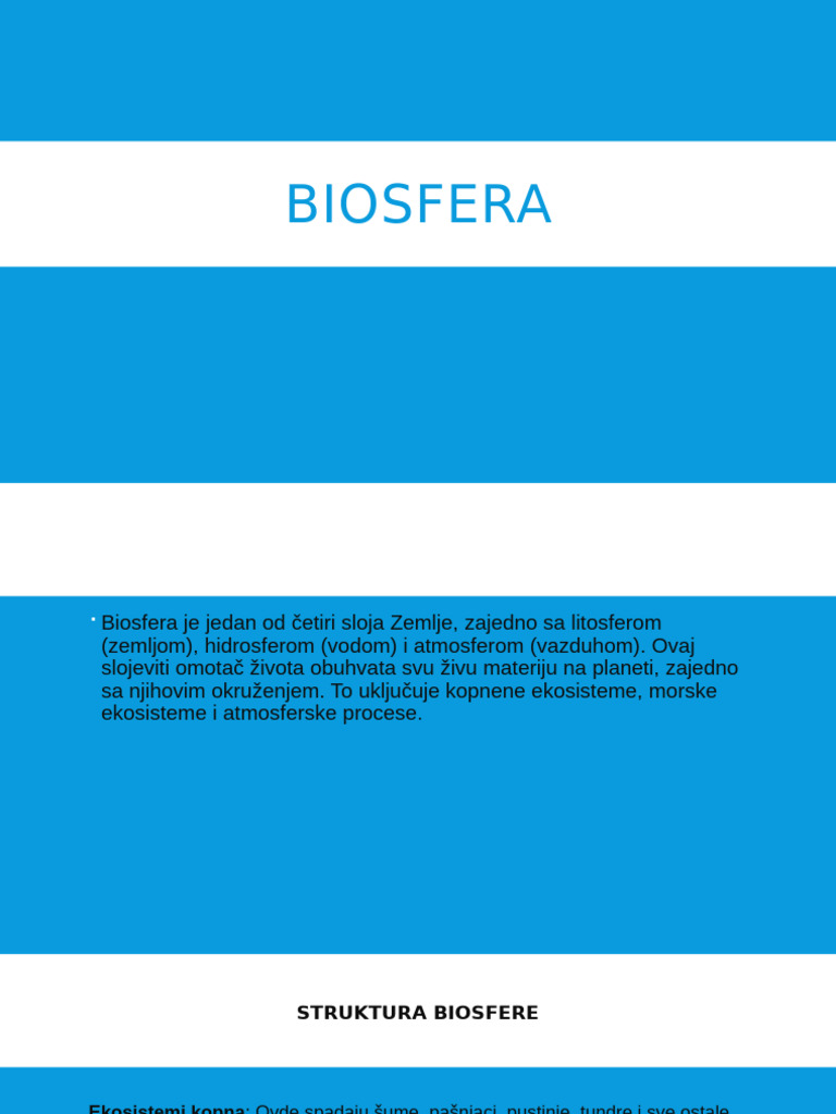 BIOSFERA | PDF