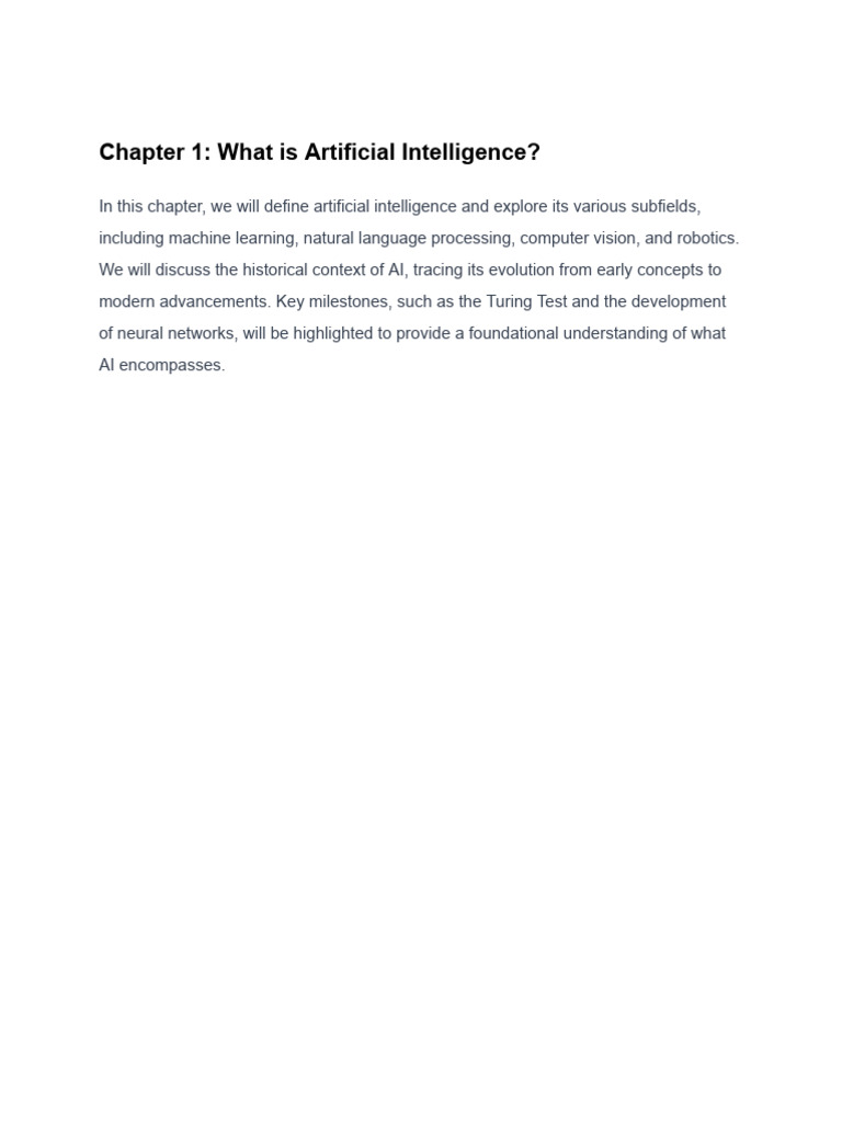 Understanding AI: Key Concepts | PDF
