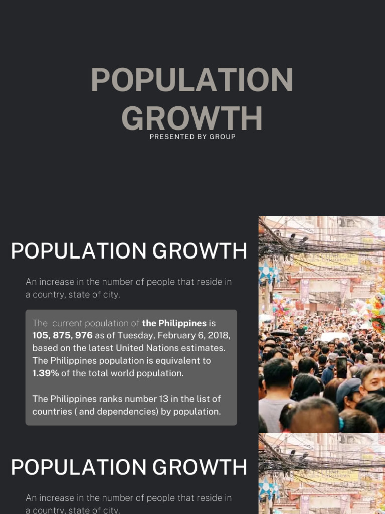 Pros and Cons of Population Growth | PDF | Human Overpopulation | Economies