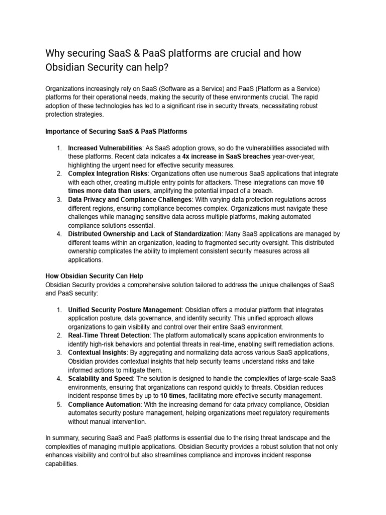 Obsidian Q A For Positioning | PDF | Computer Security | Security