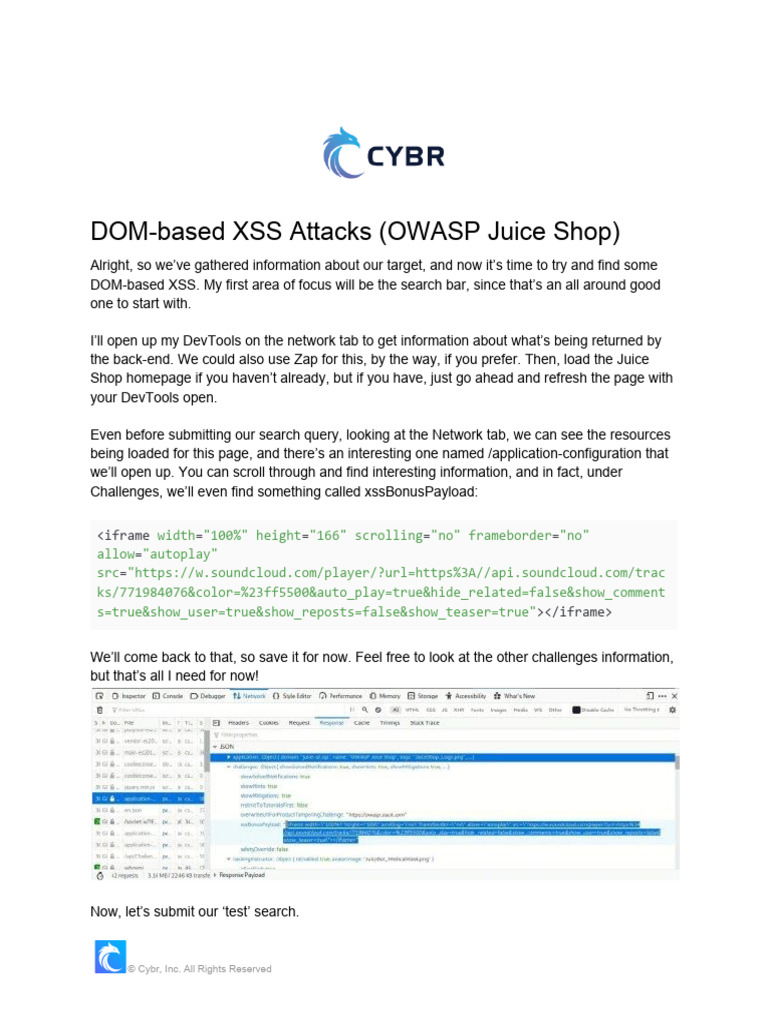 DOM-based XSS Attacks | PDF | Document Object Model | Java Script