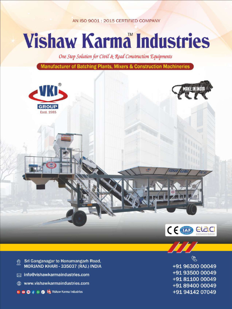 VKI Brochure New | PDF
