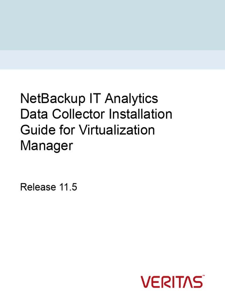 NetBackup IT Analytics DC Installation Guide For Virtualization Manager v11.5 | PDF | Hyper V ...