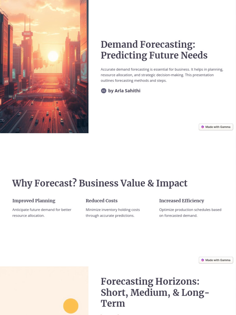 Demand Forecasting Guide | PDF | Forecasting | Analysis