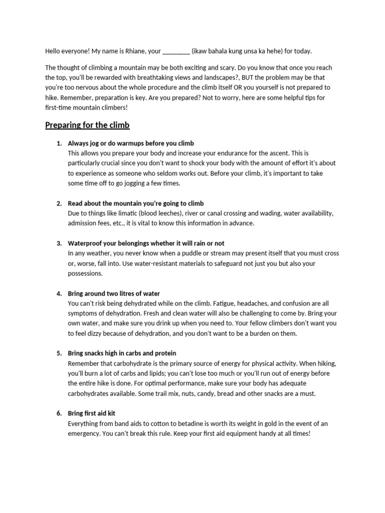 PE-PT-Script | PDF | Mountaineering | Physical Fitness