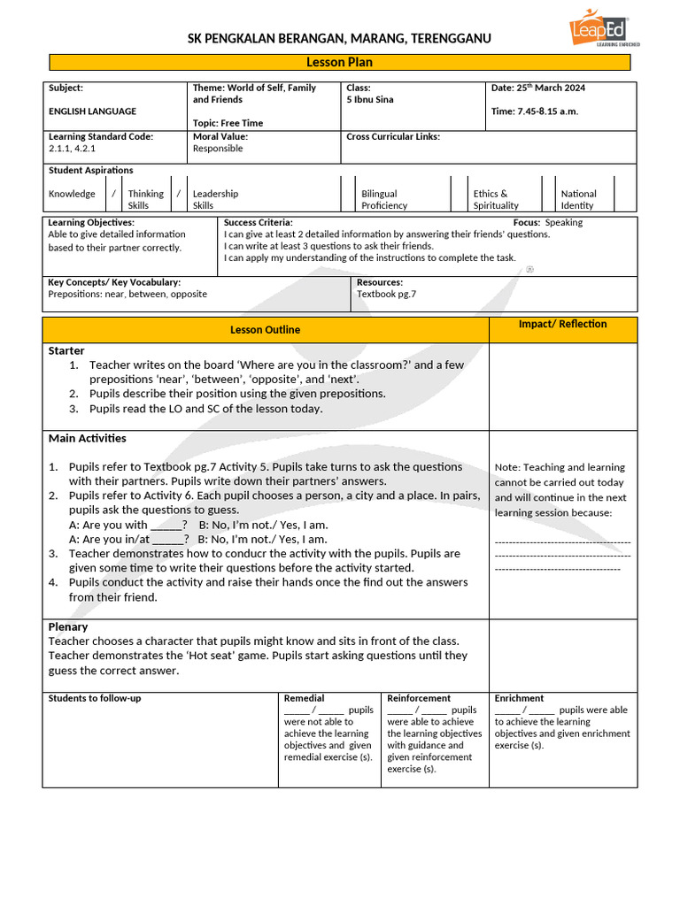 Wk 3 - 2 | PDF | Learning | Curriculum