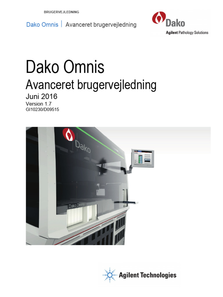 GI10230 Dako Omnis Advanced UG v1.7 - DA-13662 | PDF