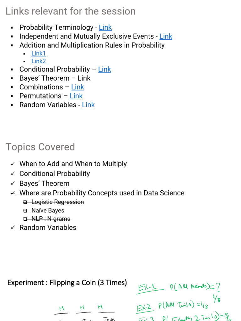 Session 02 Lecture Notes 0130 | PDF | Probability Distribution ...