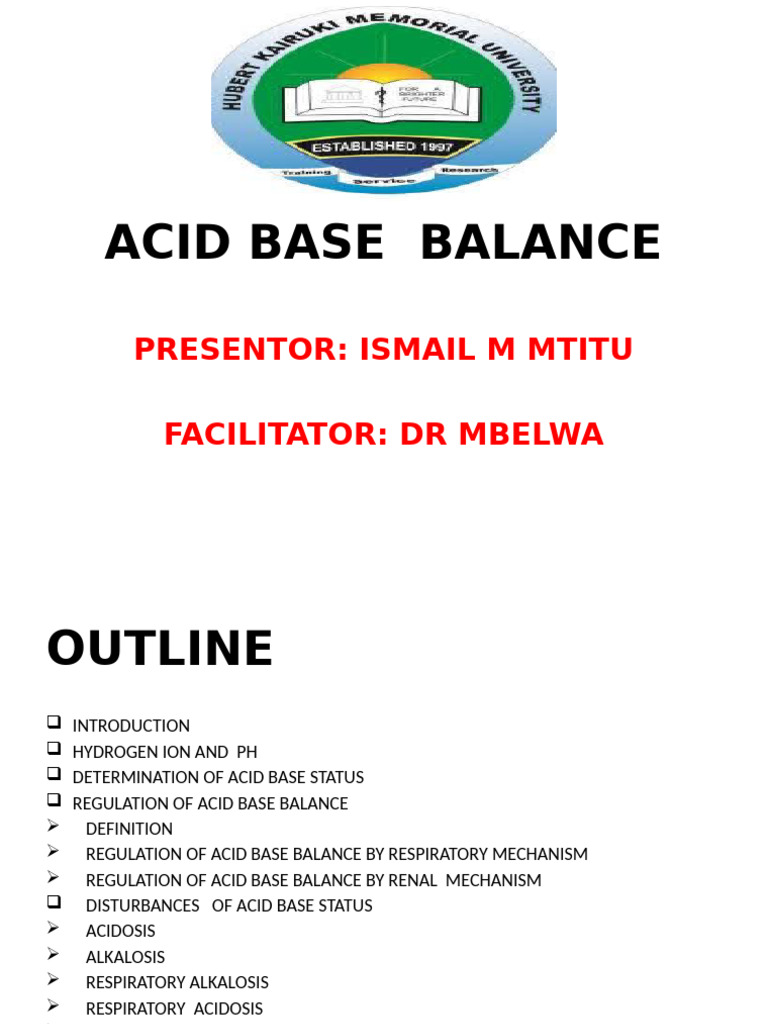 Understanding Acid-Base Balance | PDF | Buffer Solution | Ph