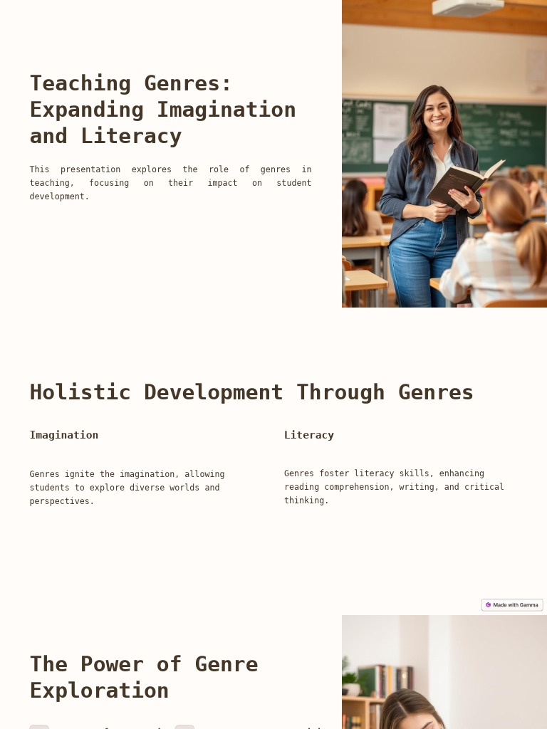 Teaching Genres Expanding Imagination and Literacy | PDF